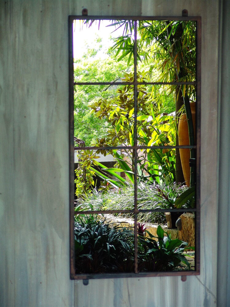 8 Squares garden mirror - Outdoor Mirrors