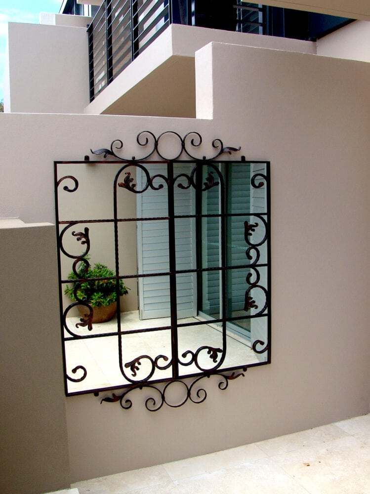 Scrolled Gate outdoor mirror - Outdoor Mirrors