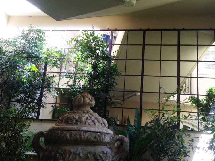 12 Square garden mirror large - Outdoor Mirrors