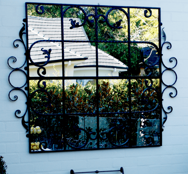 Scrolled Gate outdoor mirror - Outdoor Mirrors