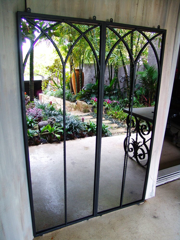 Double Arch outdoor mirror large - Outdoor Mirrors