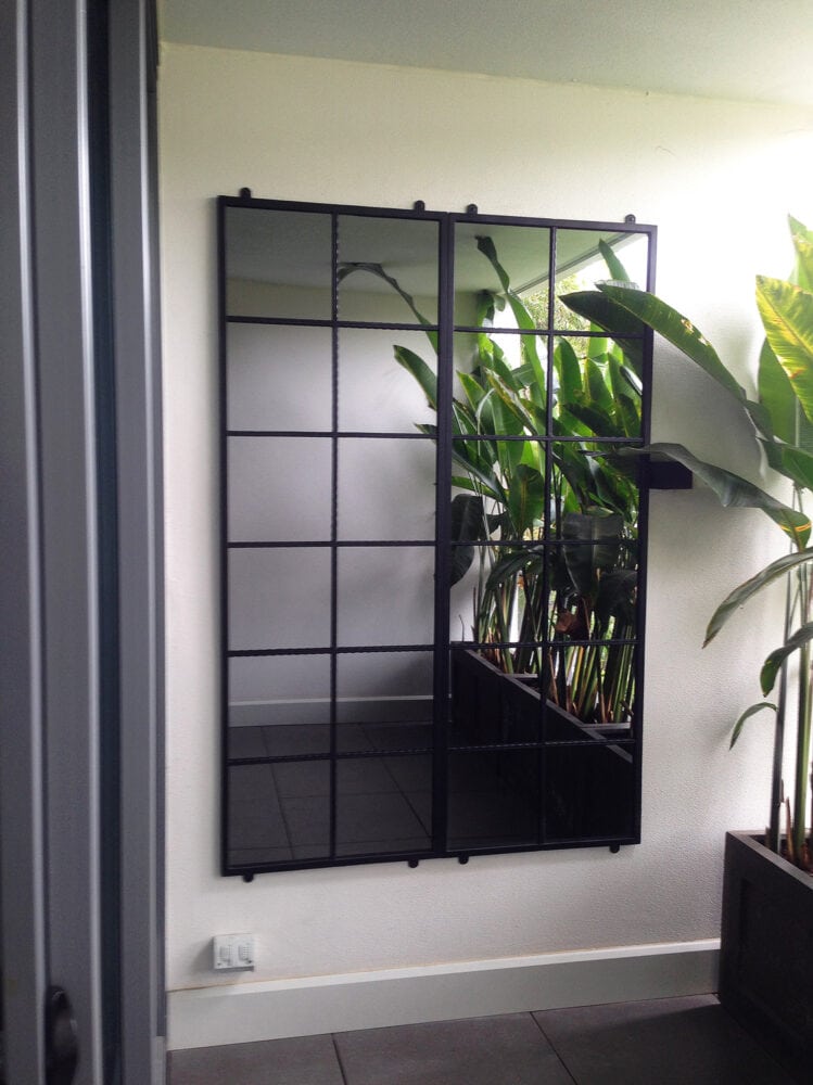 12 Square garden mirror large - Outdoor Mirrors