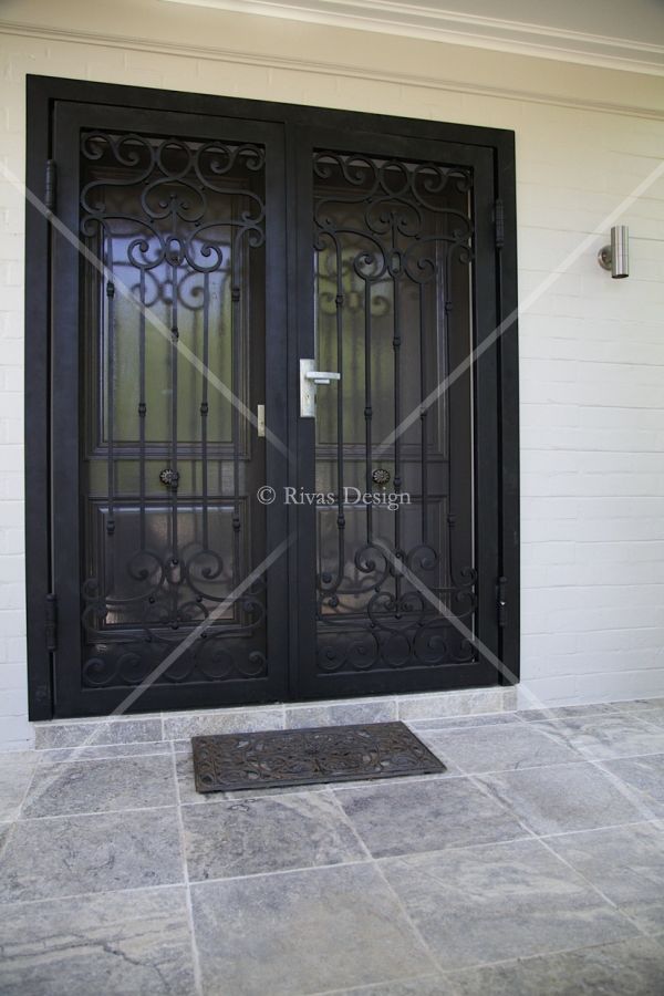 Wrought Iron Security Doors - Rivas Design