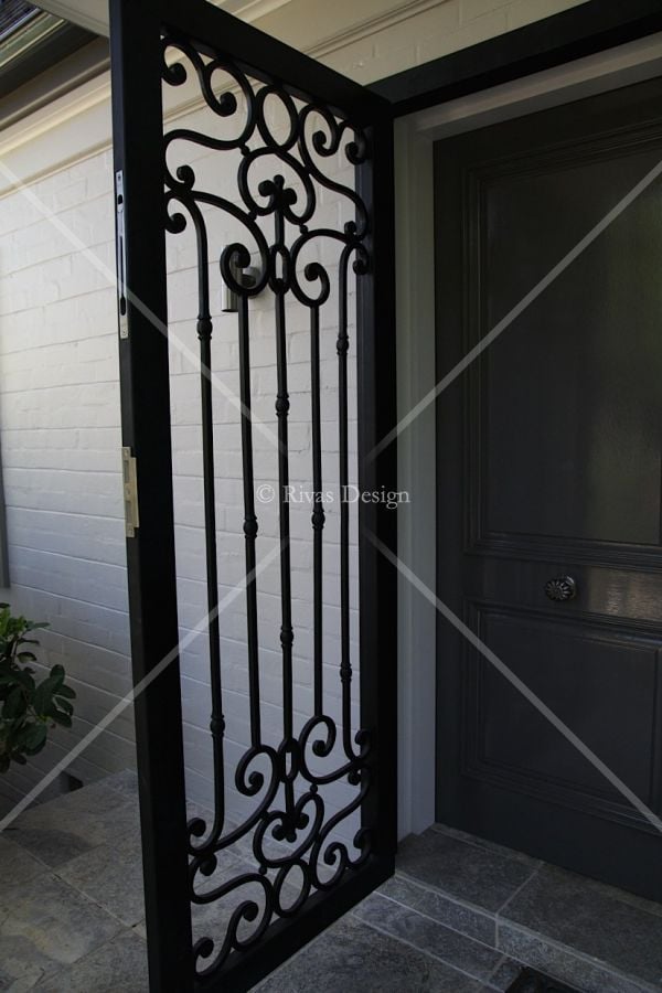Wrought Iron Security Doors - Rivas Design