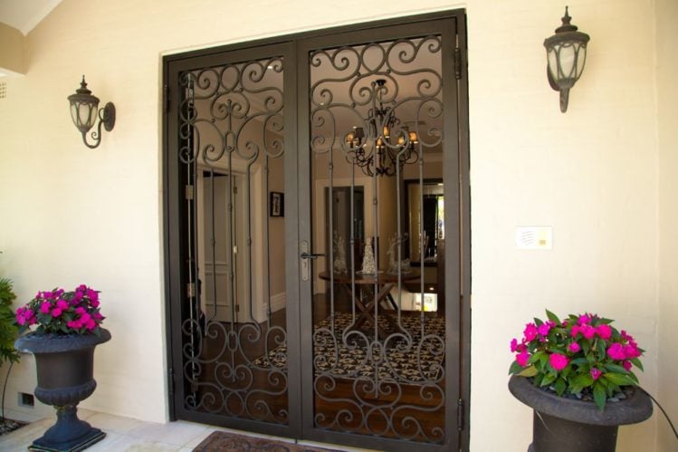 Wrought Iron Security Doors - Rivas Design