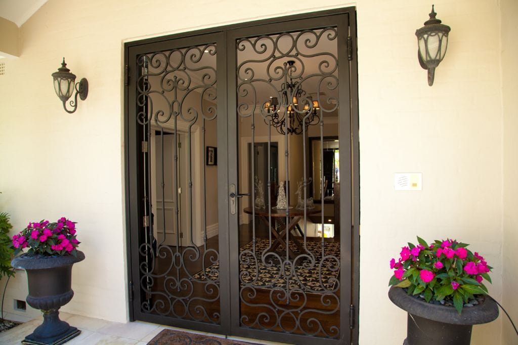 Wrought Iron Security Doors - Rivas Design