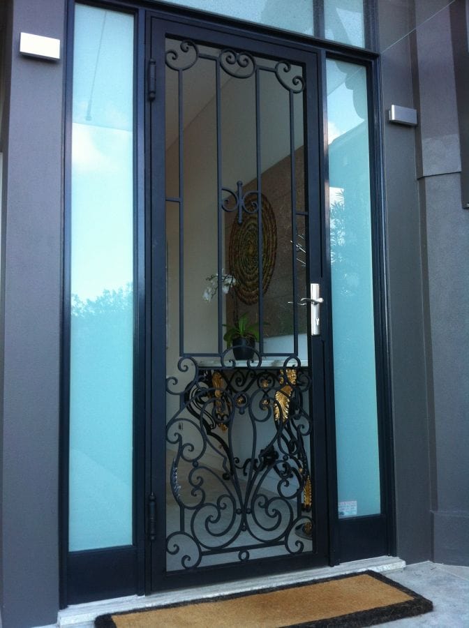 Wrought Iron Security Doors - Rivas Design