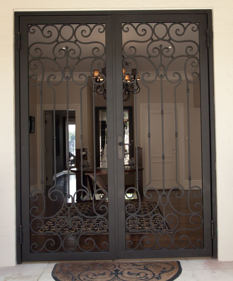Wrought Iron Security Doors - Rivas Design