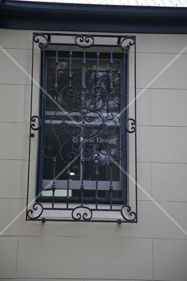 Wrought Iron Window Grills - Rivas Design